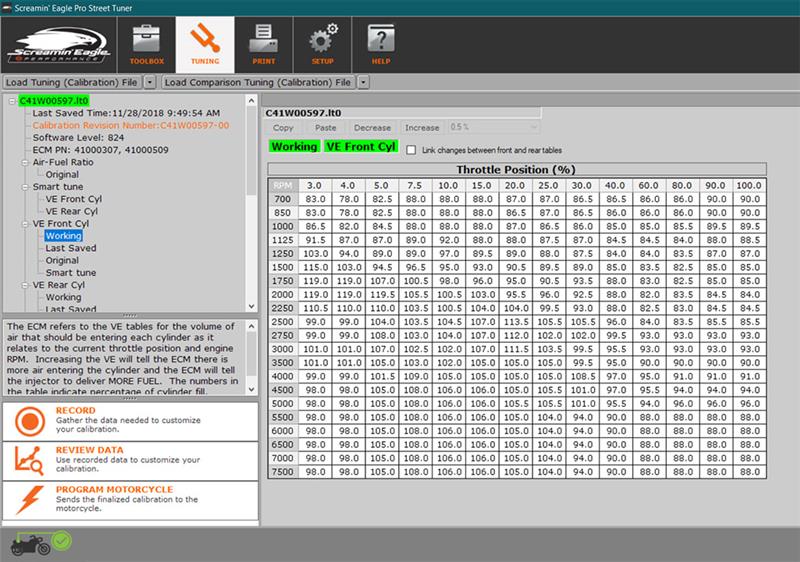 SCREAMIN' EAGLE PRO STREET TUNER and AUTOMATIC TUNING MODULE — Bikernet ...