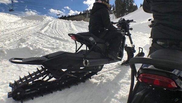 Harley-Davidson Hits the Slopes with Street Rod Snow Bikes — Bikernet ...